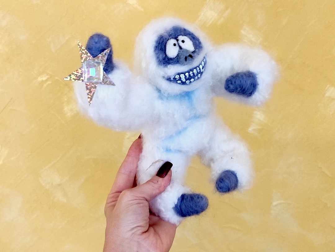 Abominable Snowman Christmas Tree Topper Personalized Yeti - Etsy UK