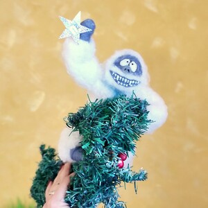 Abominable Snowman Christmas Tree Topper Personalized Yeti Custom Yeti ...