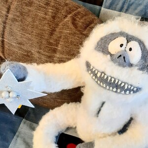 Christmas Tree Topper 18 Size Abominable Snowman Vintage Christmas ...