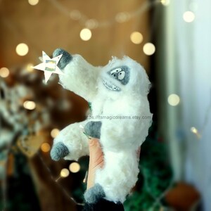 Abominable Snowman Christmas Tree Topper Personalized Yeti Custom Yeti ...