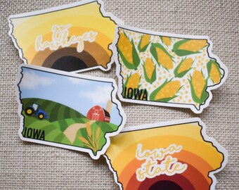 Iowa State Stickers | Etsy
