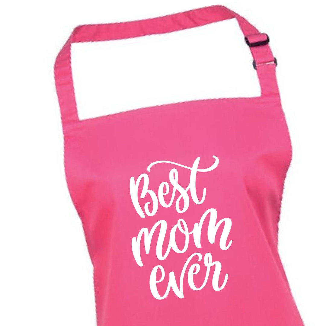 Best Mom Ever Bib Apron With Pocket. Mother's Day, Mom, Mum - Etsy