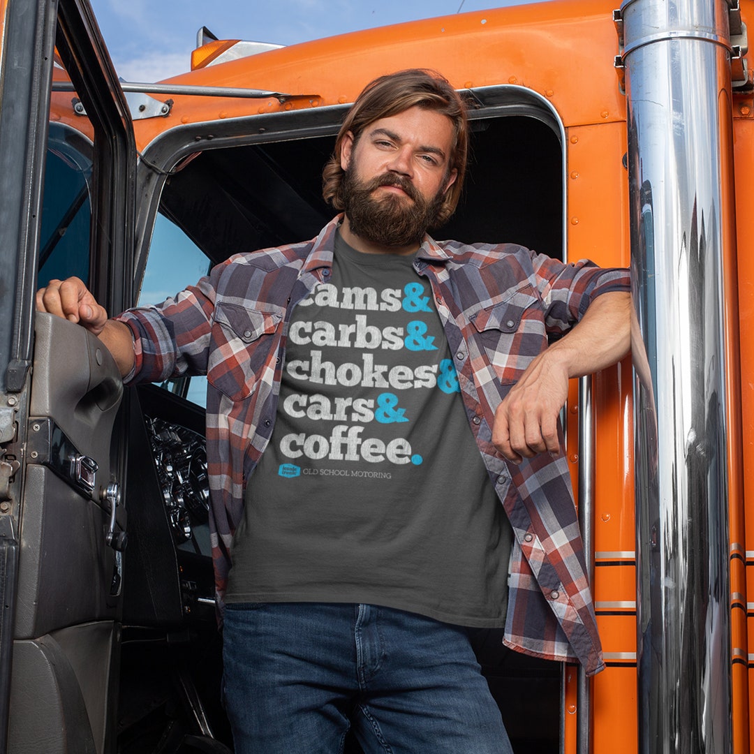 Cams Carbs Chokes Cars Coffee T-shirt: Retro Motoring Graphic Tee - Etsy