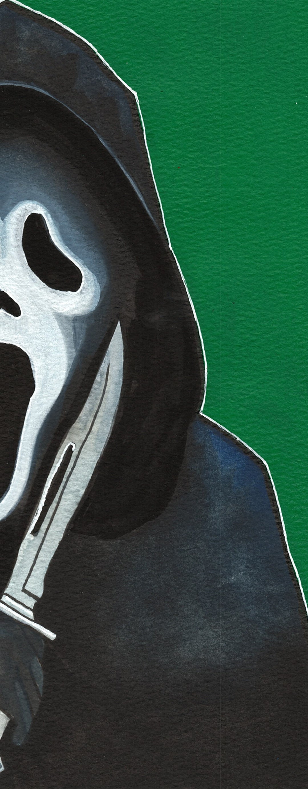 Original Watercolor Painting - Ghostface - Etsy