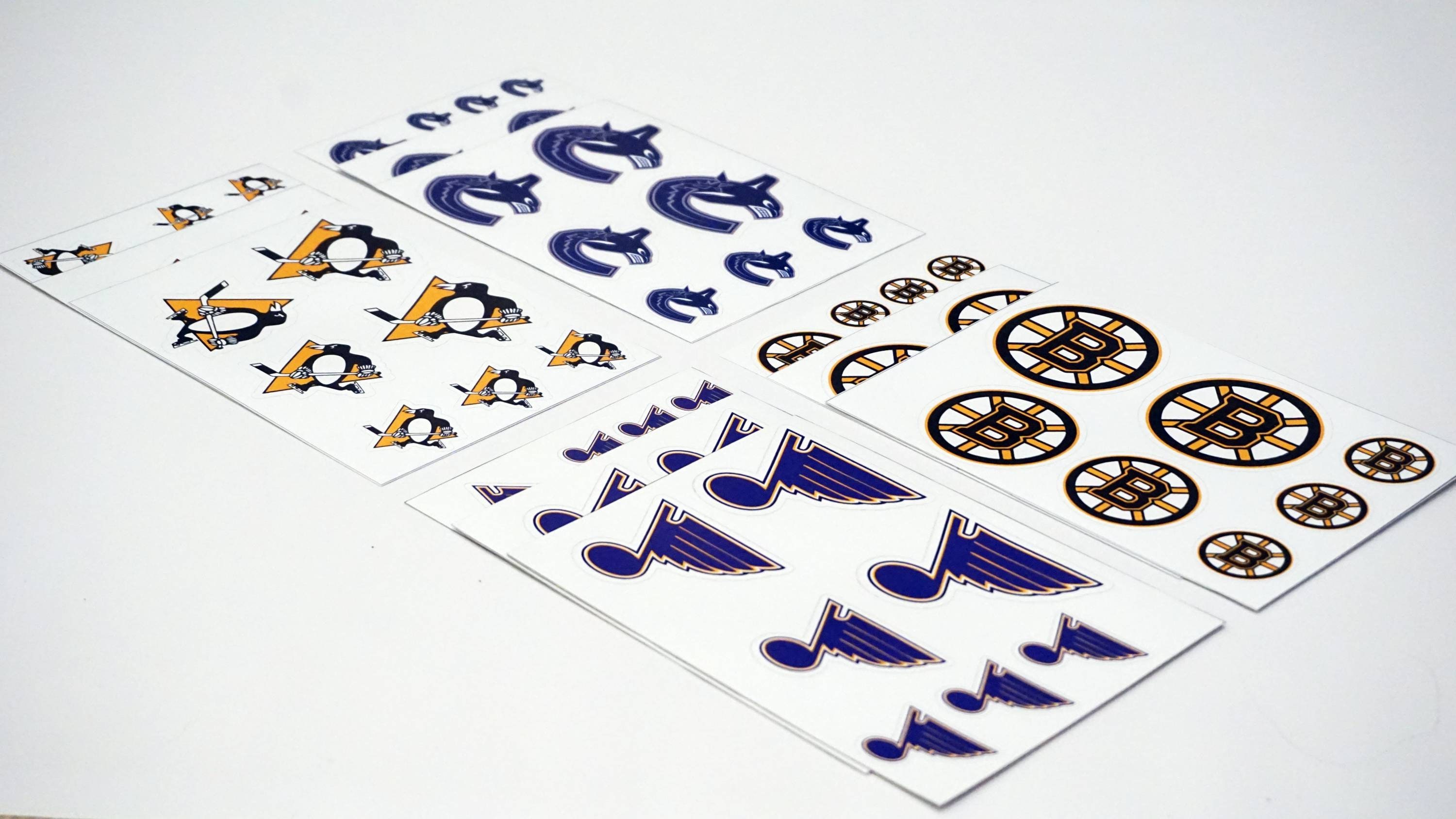 Custom NHL Team Logo Sticker Set 29 Stickers in Different Sizes - Etsy