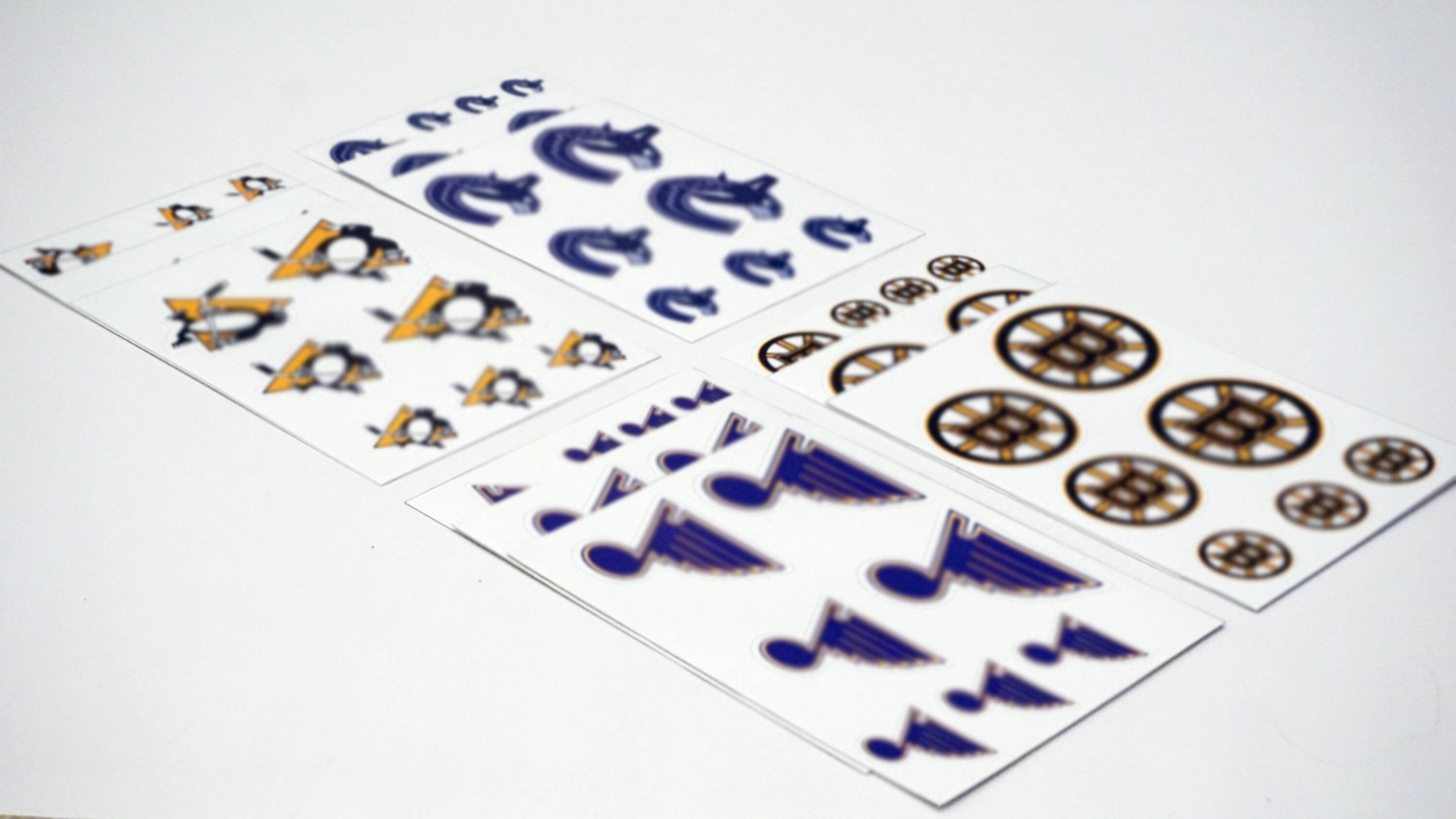 Custom NHL Team Logo Sticker Set 29 Stickers in Different Sizes - Etsy