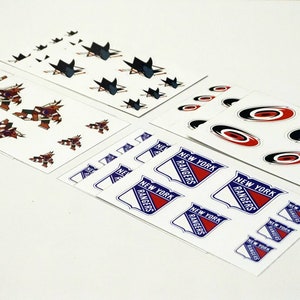 Custom NHL Team Logo Sticker Set - 29 Stickers in Different Sizes - Etsy