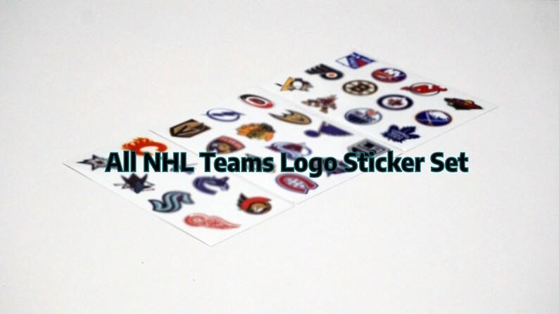 All NHL Teams Logo Sticker Set - Etsy
