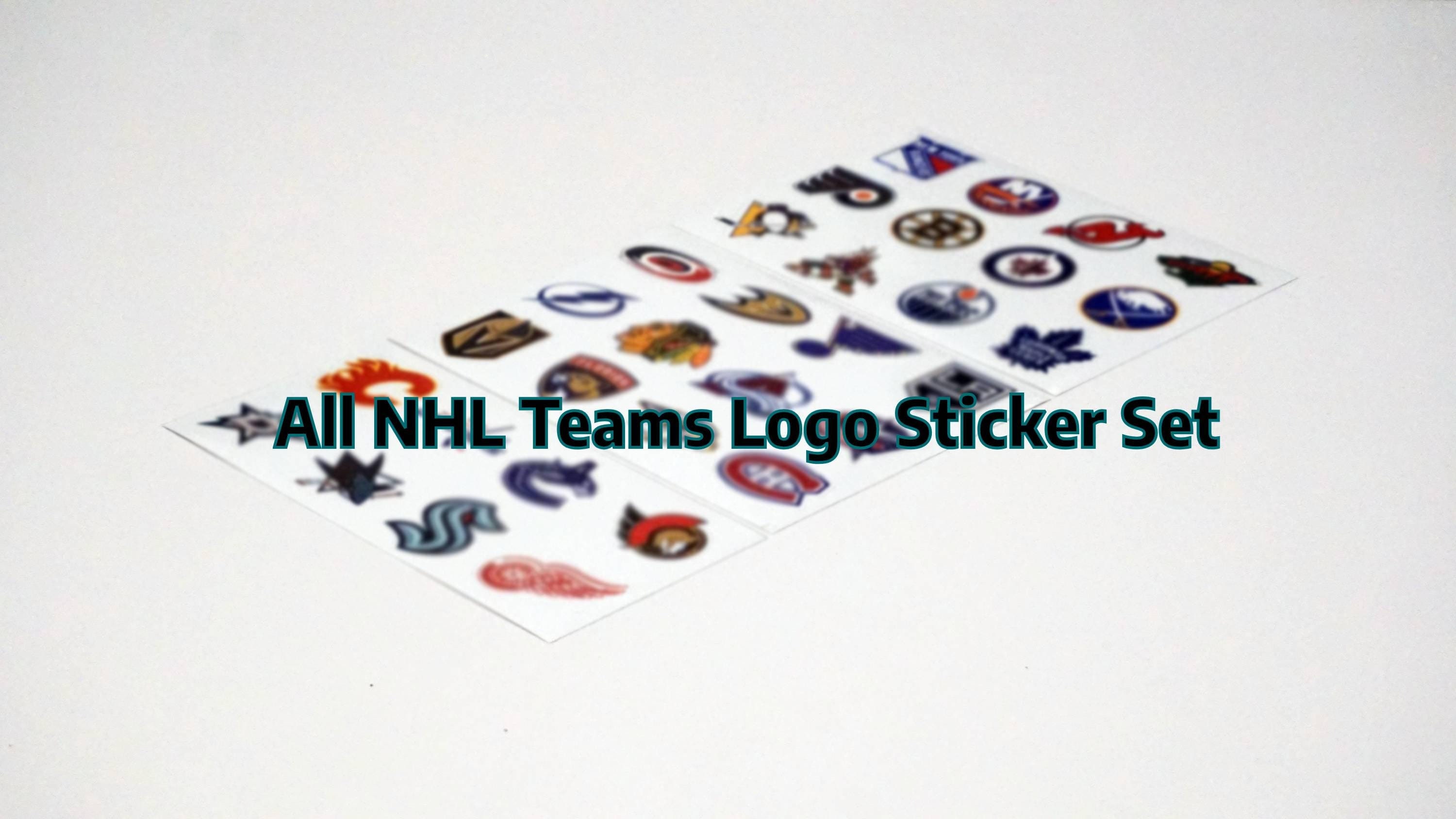 All NHL Teams Logo Sticker Set - Etsy