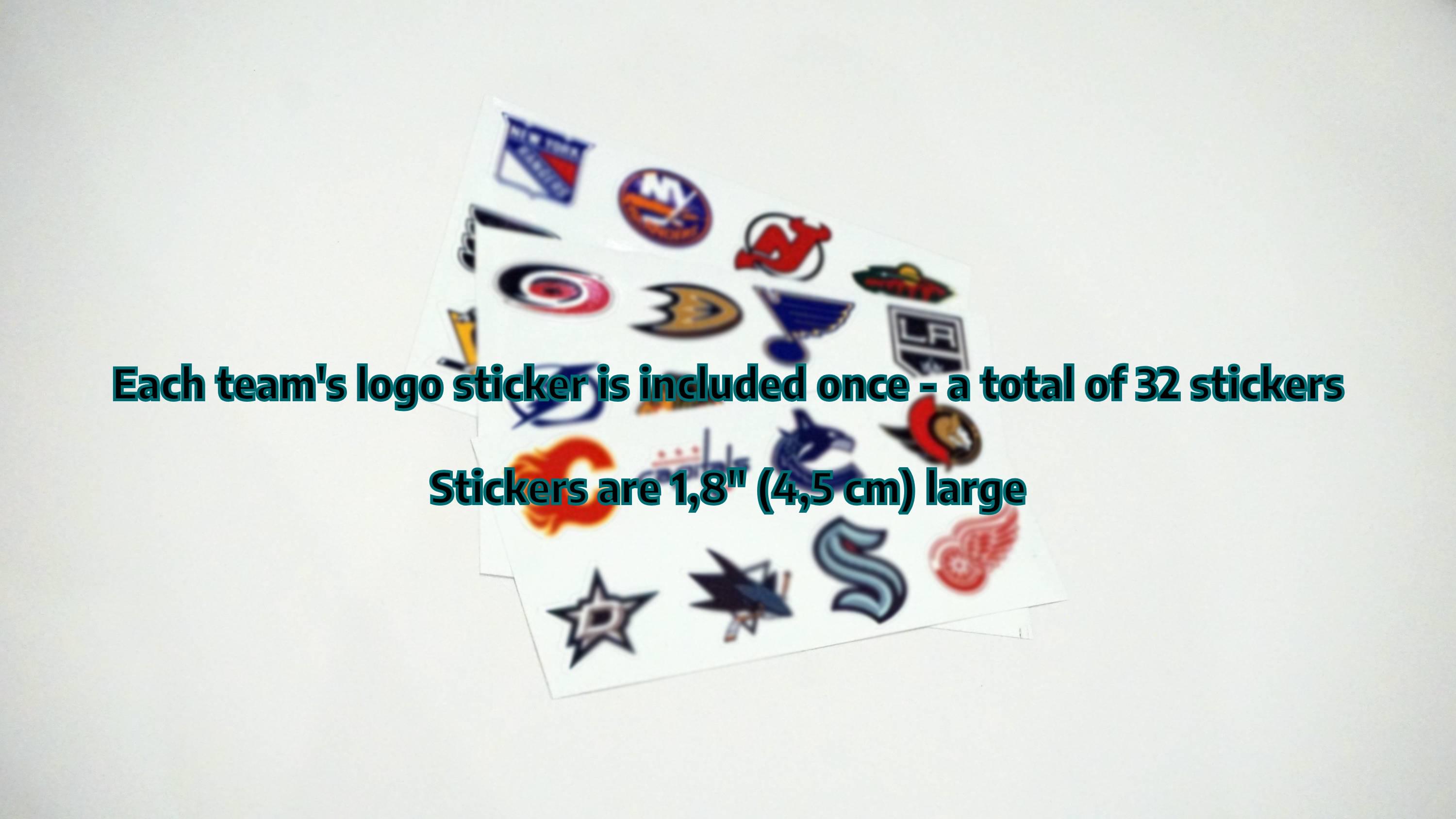 All NHL Teams Logo Sticker Set - Etsy