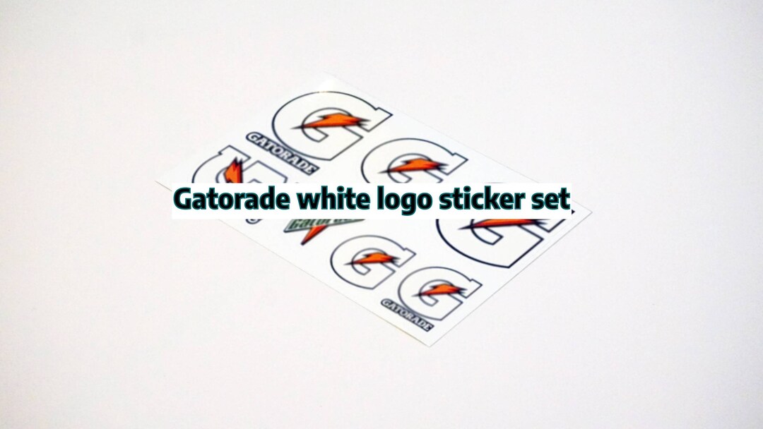 Gatorade White Logo Sticker Set - Etsy