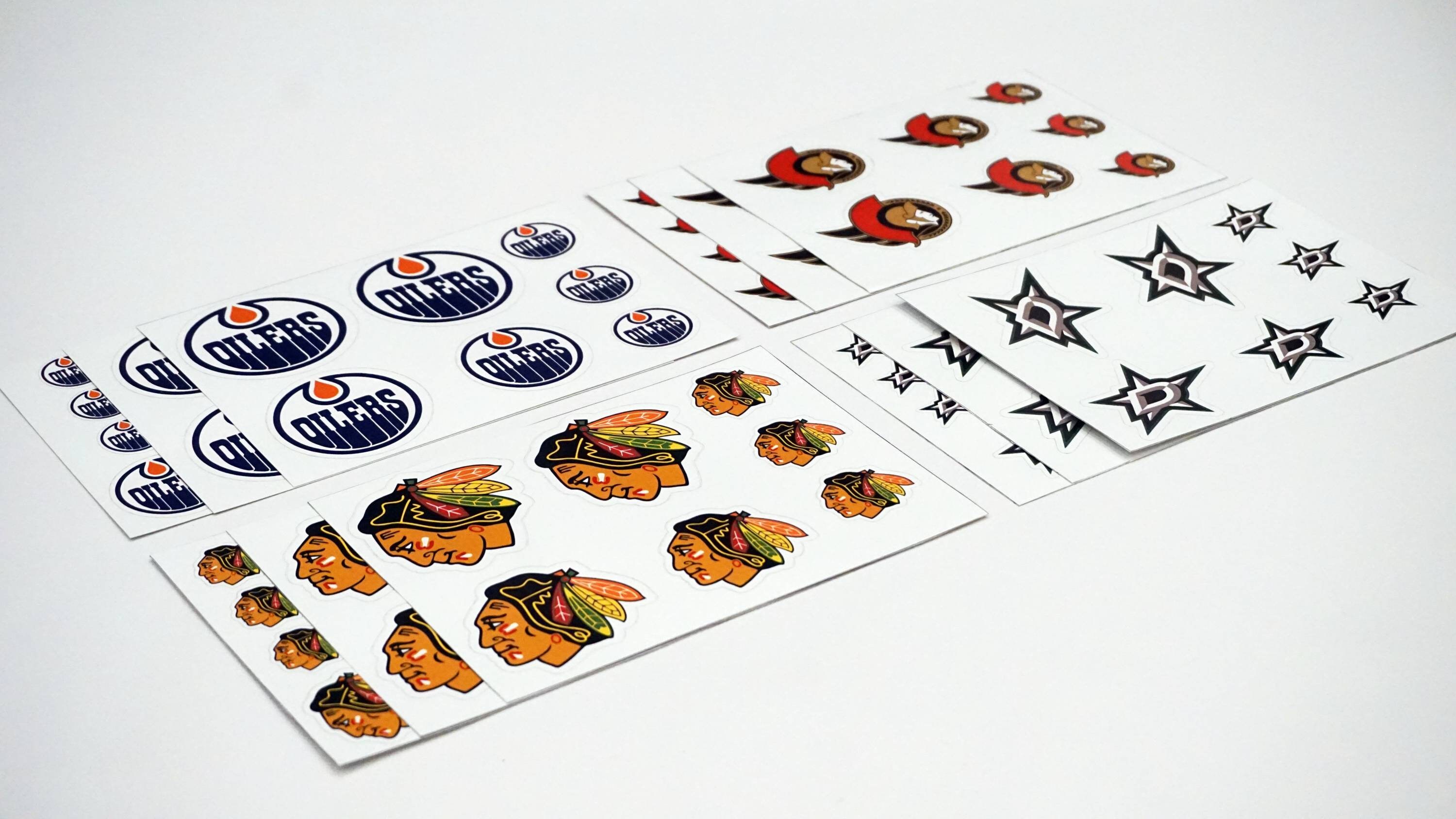 Custom NHL Team Logo Sticker Set - 29 Stickers in Different Sizes - Etsy