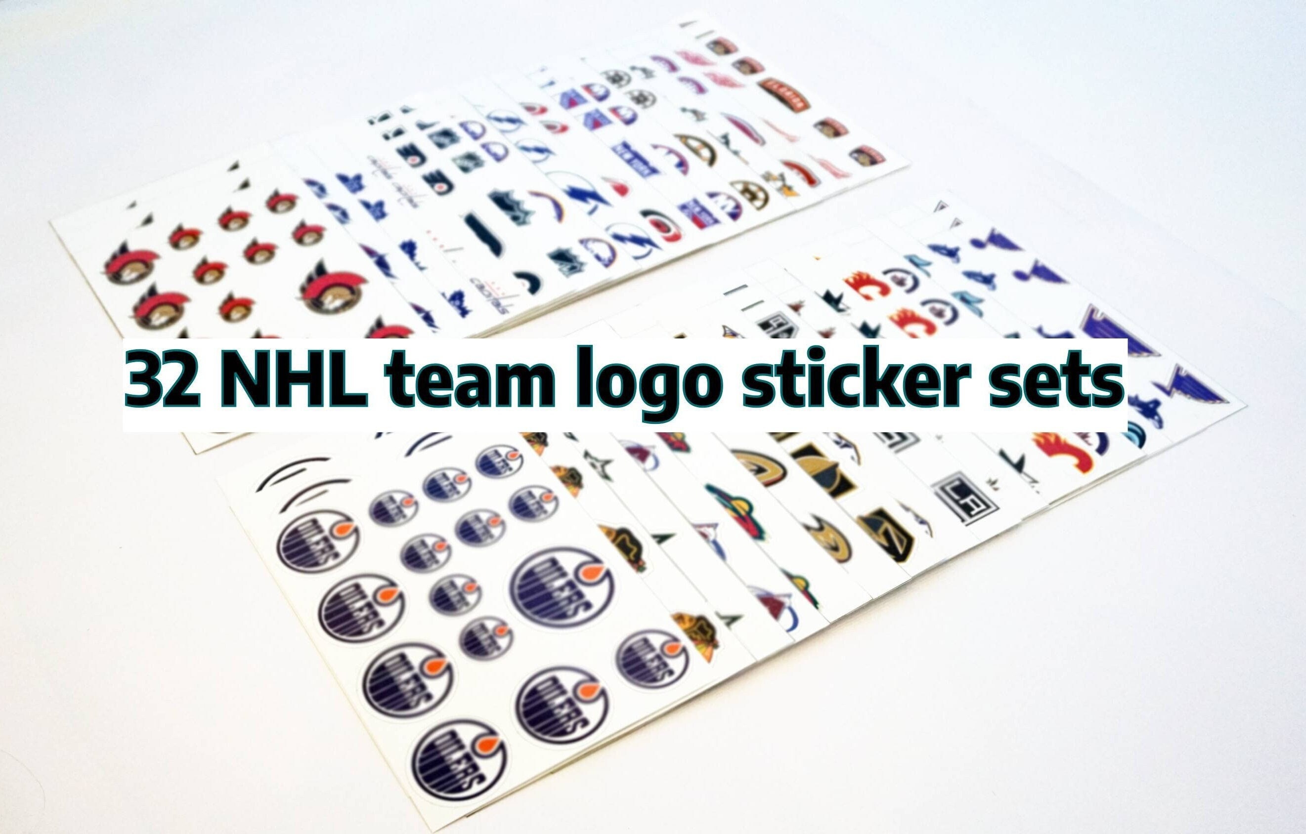 Custom NHL Team Logo Sticker Set - 29 Stickers in Different Sizes - Etsy