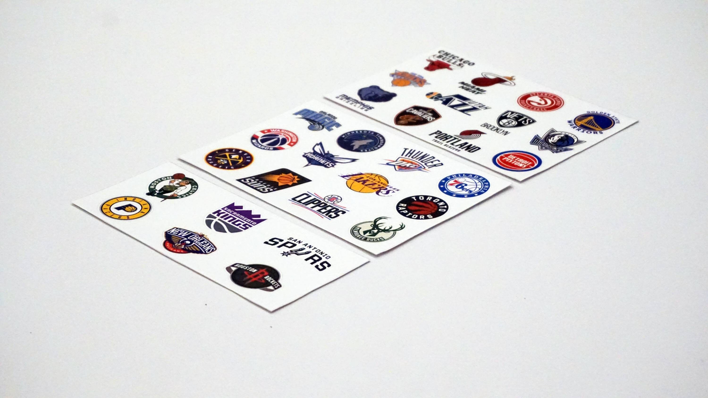 All NBA Teams Logo Sticker Set (NEW Logos) - Etsy Canada