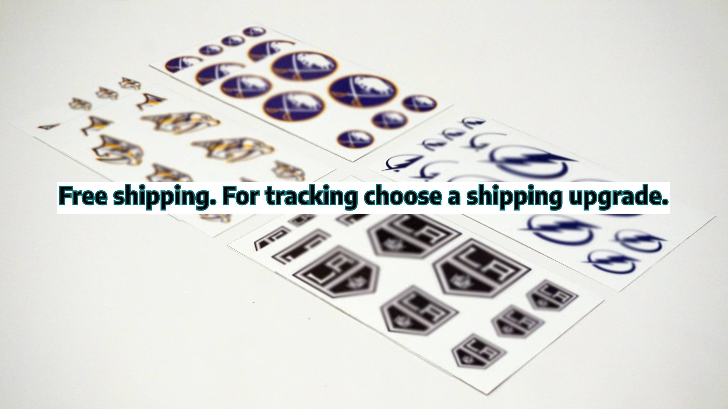 Custom NHL Team Logo Sticker Set 29 Stickers in Different Sizes - Etsy
