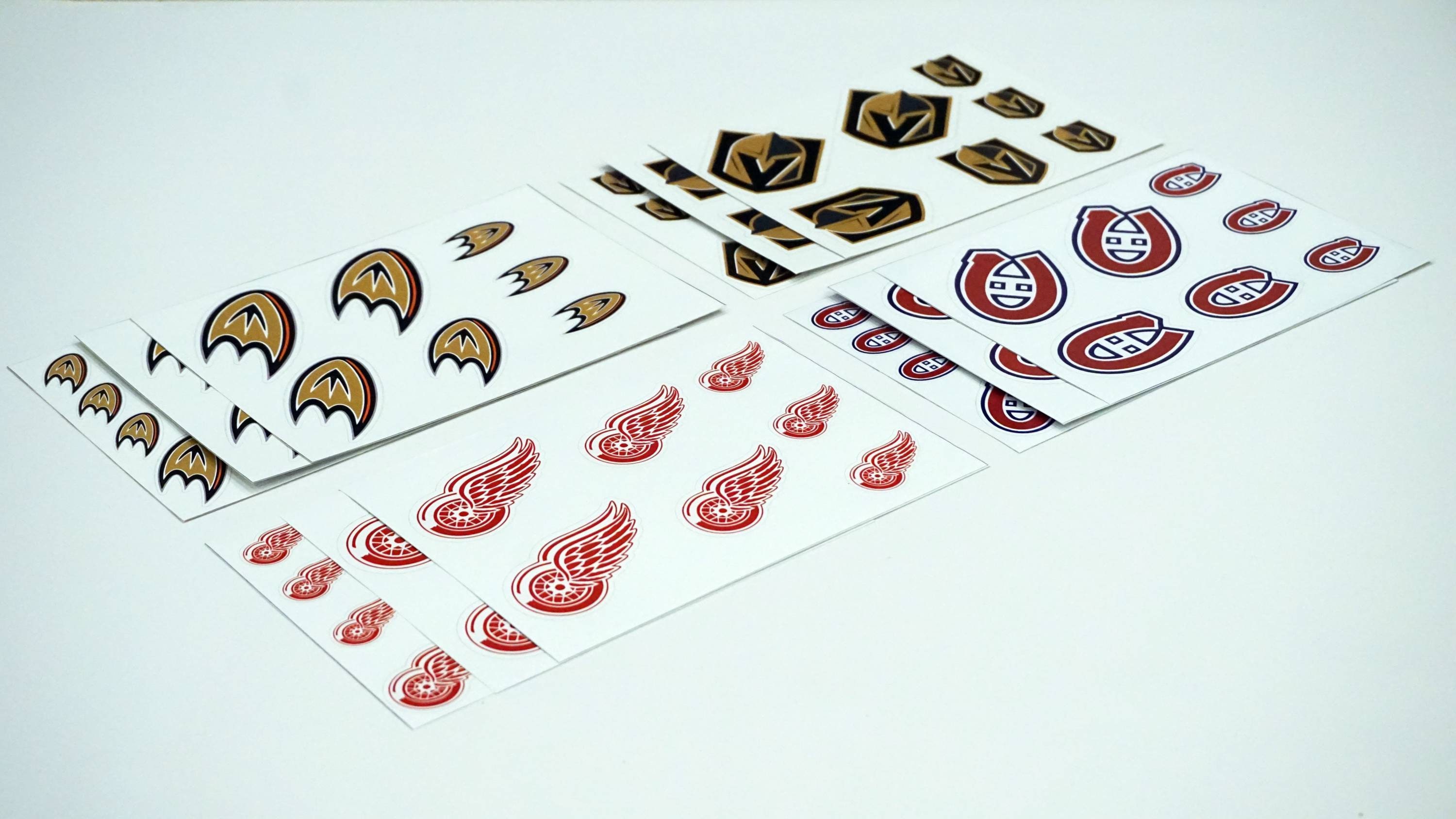 Custom NHL Team Logo Sticker Set - 29 Stickers in Different Sizes - Etsy