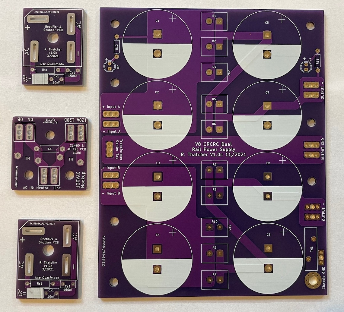 Monoblock Class A V8 CRCRC Dual Rail Power Supply Kit: - Etsy
