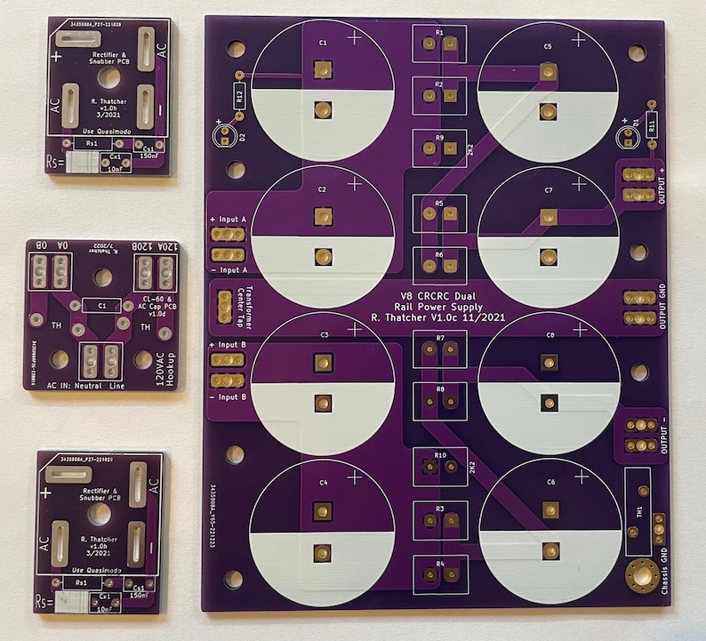 Monoblock Class A V8 CRCRC Dual Rail Power Supply Kit: - Etsy