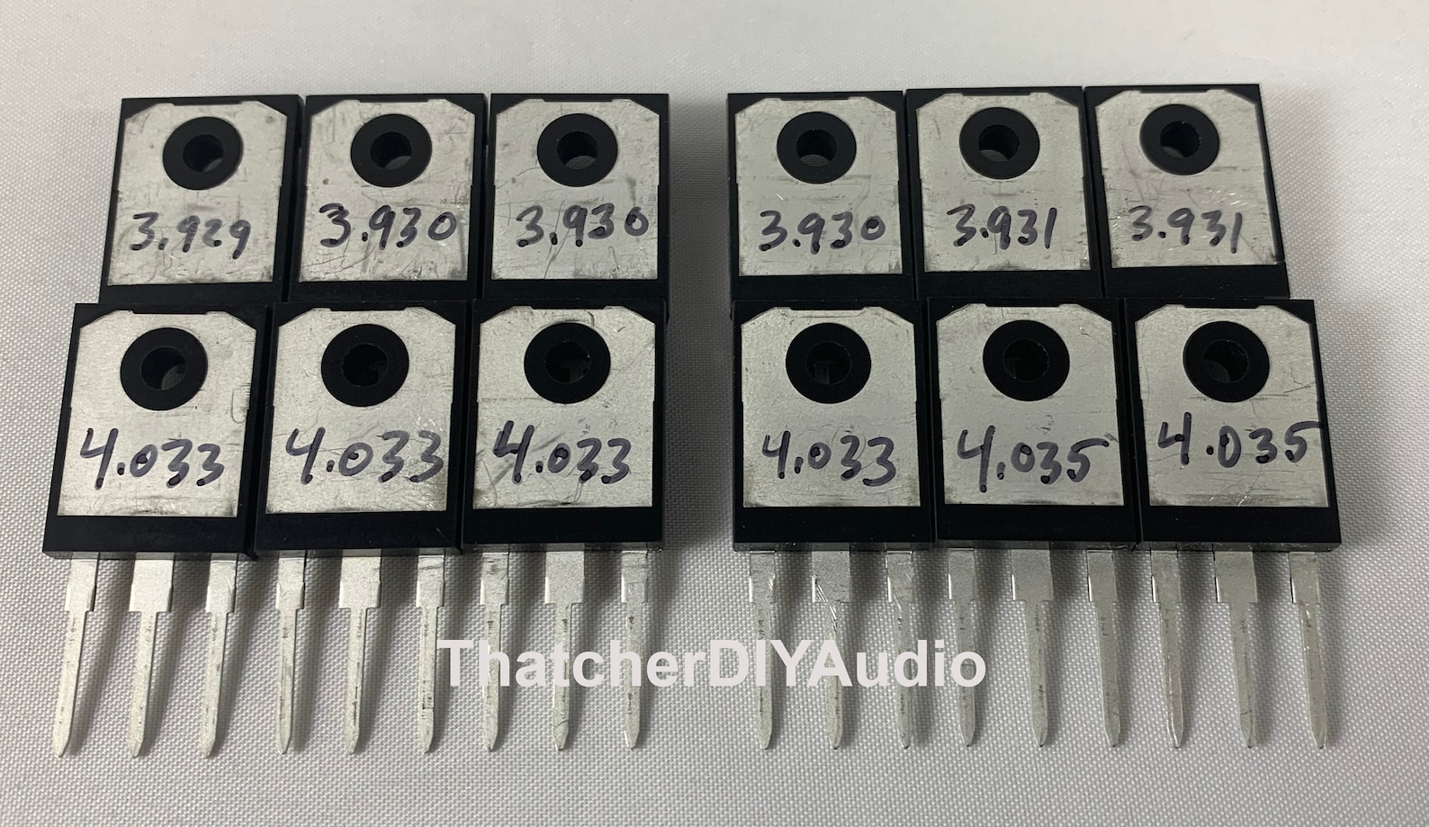 First Watt F4, BA2, BA3 MOSFET Kit - Precision 0.1% Matched IRFP240 ...