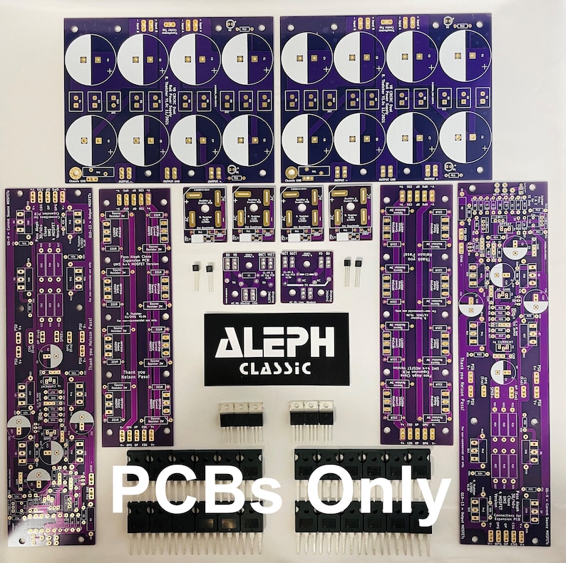 Classic Pass Labs Aleph Amplifier Kits Pcbs ONLY (transistors NOT ...