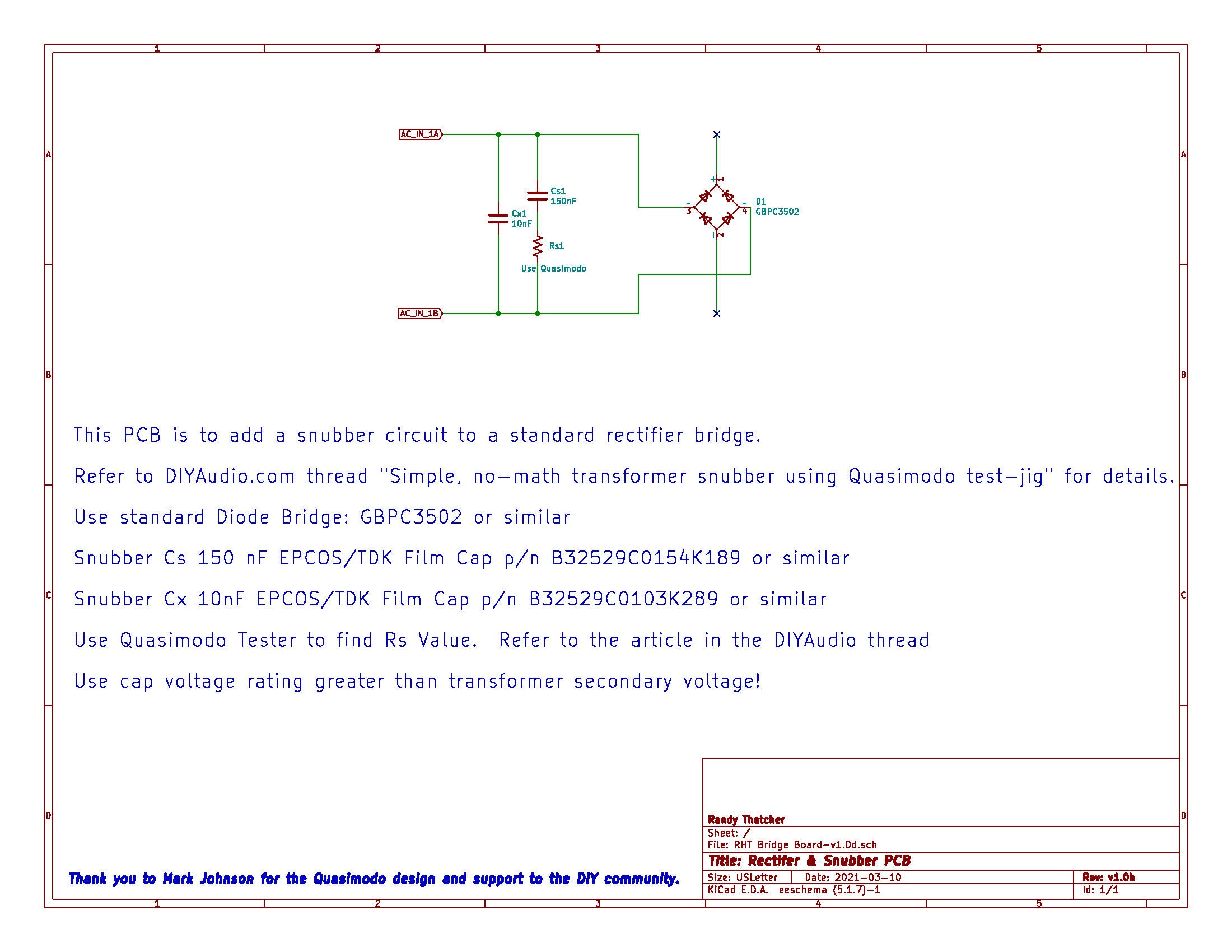 CL-60 Soft Start / Ac-cap & Bridge Rectifier Snubber PCB Kit - Etsy