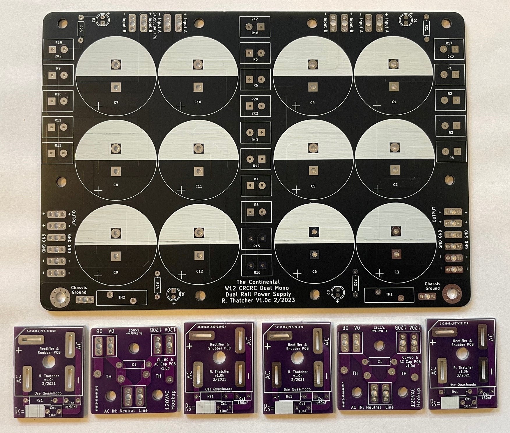 Dual Mono Class A W12 CRCRC Dual Rail Power Supply Kit: - Etsy