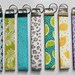 Fabric Wristlet Key Fob Keychains | Etsy