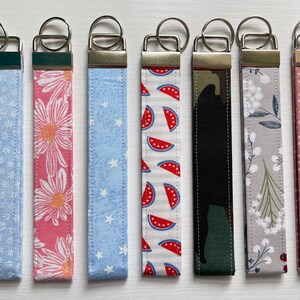 Fabric Wristlet Key Fob Keychains | Etsy