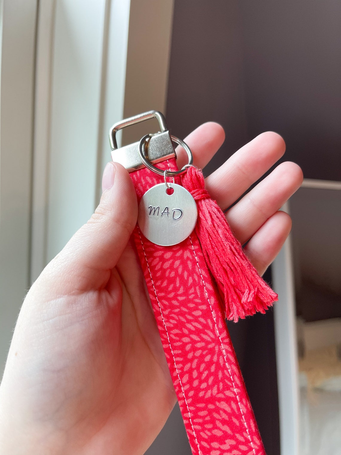 Fabric Wristlet Key Fob Keychains | Etsy