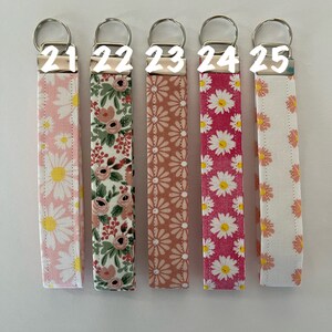 Fabric Wristlet Key Fob Keychains - Etsy