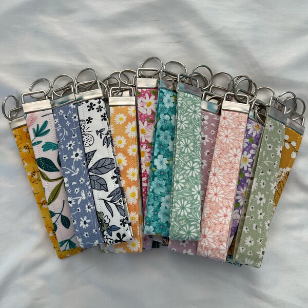 Fabric Keychains - Etsy