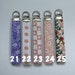Fabric Wristlet Key Fob Keychains - Etsy