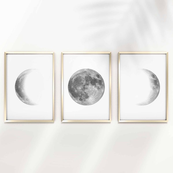 Moon Poster - Etsy
