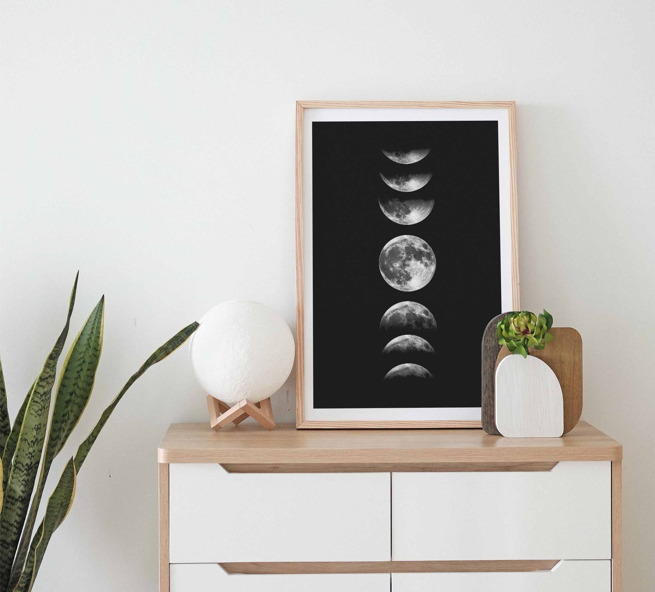 Large Boho Download, Moon Phase Wall Hanging | Moon Phases | Moon Phase ...