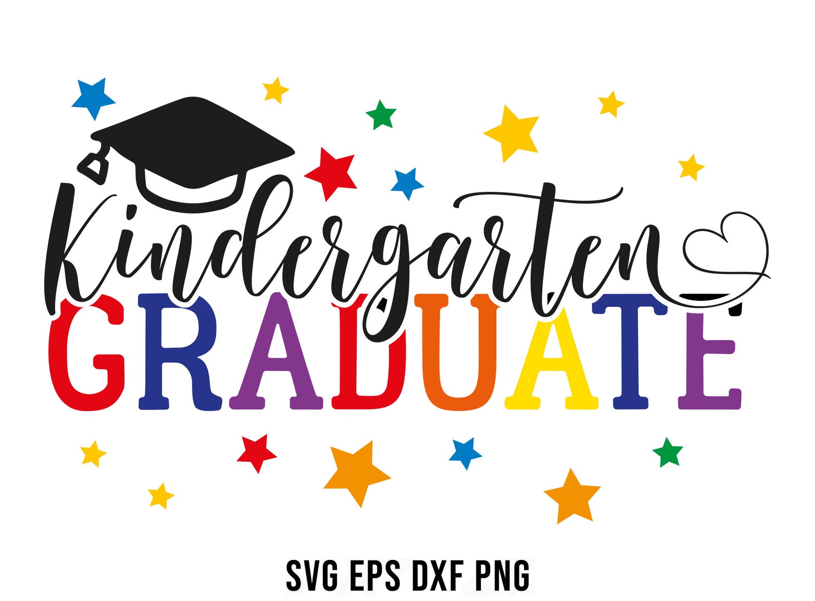 Kindergarten Graduate, Kindergarten Grad, Final Day of Kindergarten ...