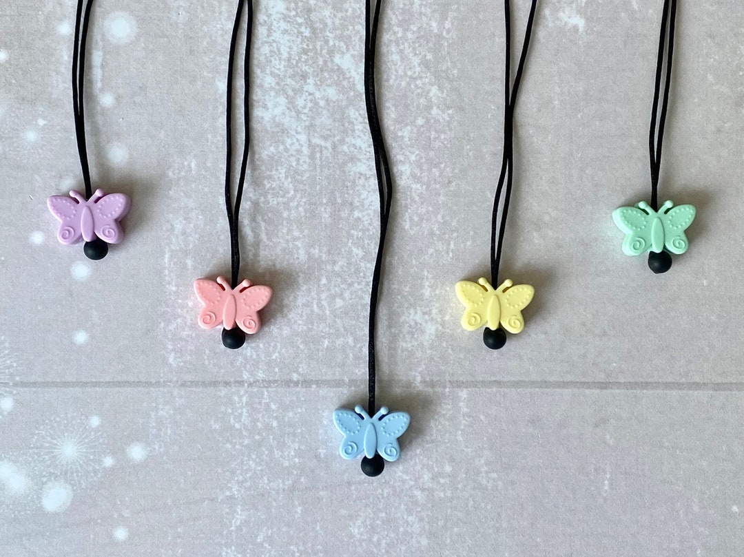 Butterfly Necklace, Fidget Toys, Summer Jewelry, Stimm Toy, Fidgets ...