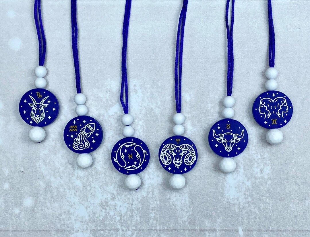 Zodiac Necklace, Astrology Gifts, Stim Toy, Fidget Necklace, Adult ...