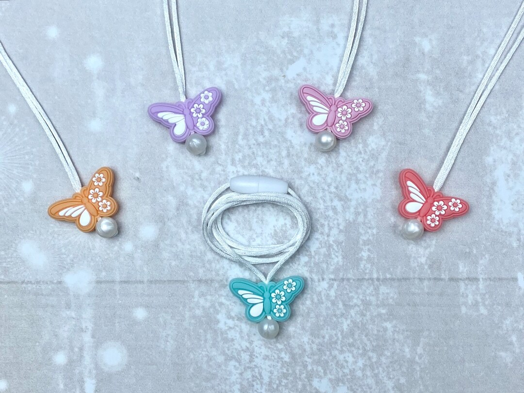 Butterfly Necklace, Adult Fidget Toys, Summer Jewelry, Fidgets, Stimm ...