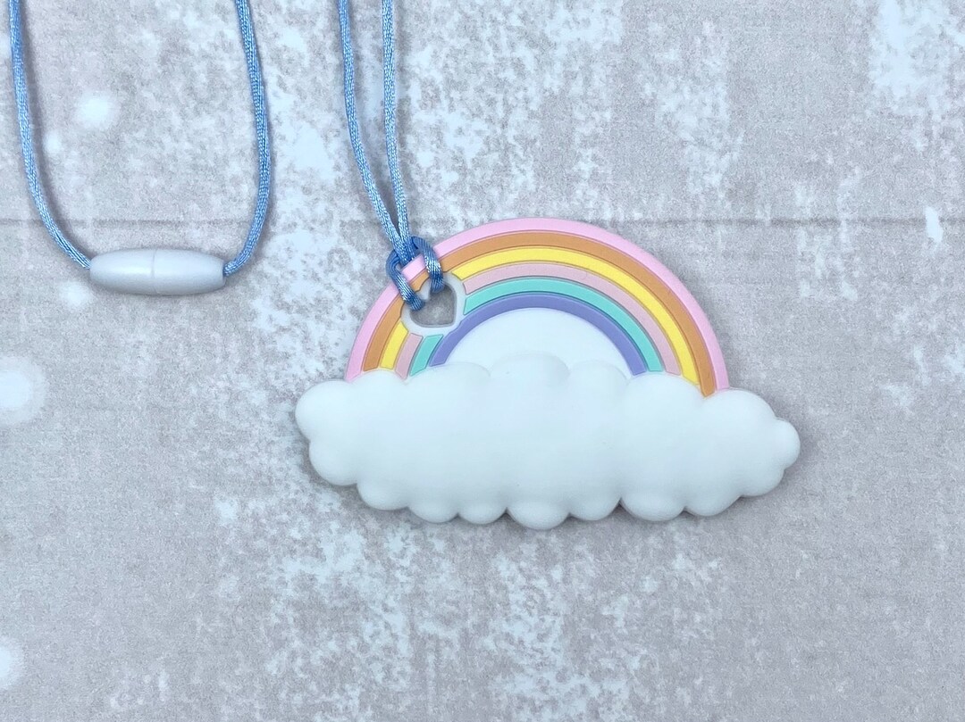 Stim Jewelry, Rainbow, Chewlery, Fidget Toys, Chewelry Adult, Stim Toy ...