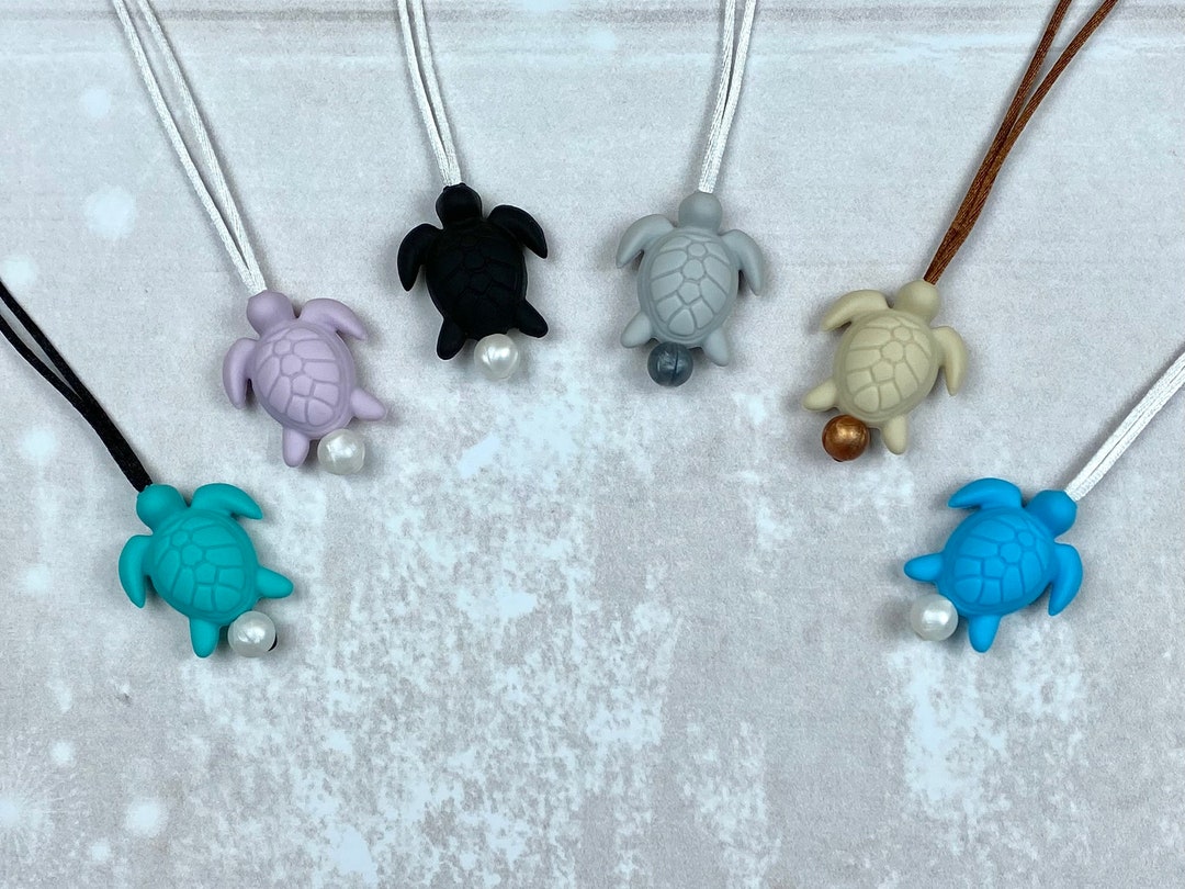 Fidget Necklace Turtle, Stim Jewelry, Fidget Toys, Sensory Necklace ...
