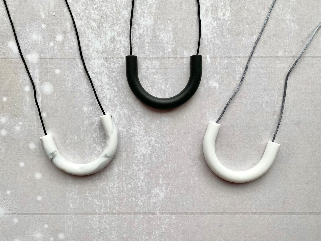Silicone Chew Necklace, Sensory Fidget, Stimming Toy, Stim Jewelry - Etsy