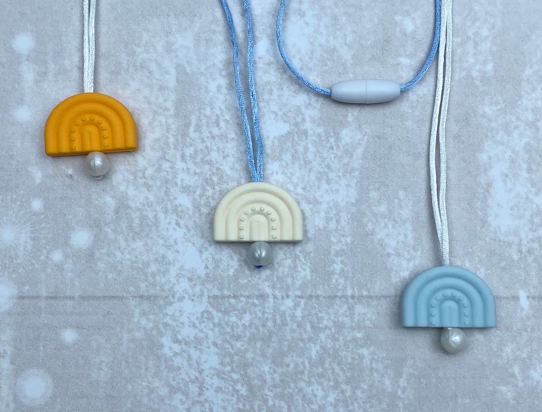 Fidget Necklace, Rainbow, Ostern Gift, Fidget Toys, Stim Jewelry ...