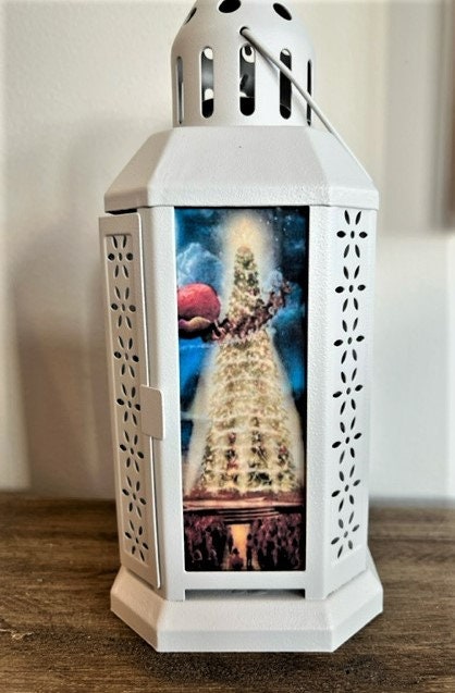 Polar Express Inspired Lantern Black or Light Gray - Etsy