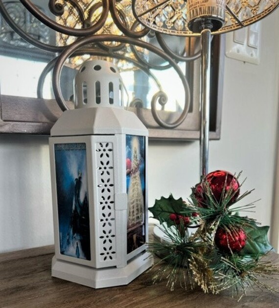 Polar Express Inspired Lantern Black or Light Gray | Etsy