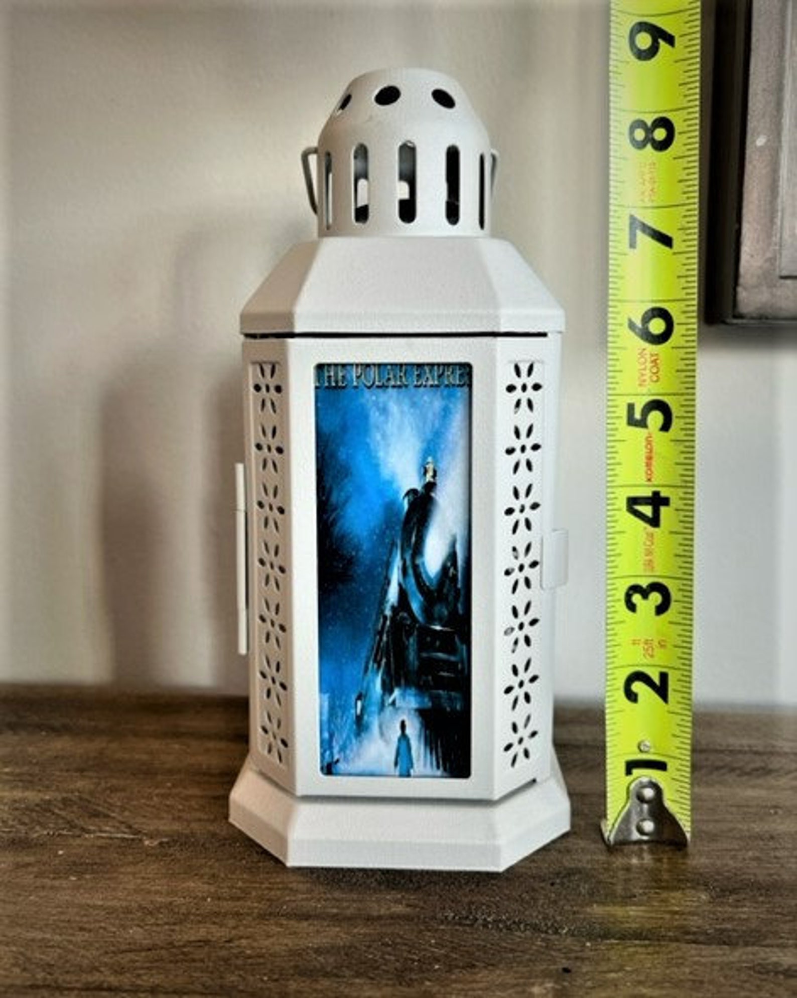 Polar Express Inspired Lantern Black or Light Gray - Etsy