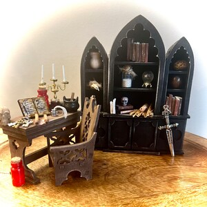Gothic Castle Book Nook - All Interiors & Lighting Included - Etsy