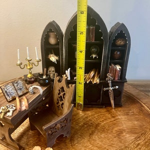 Gothic Castle Book Nook - All Interiors & Lighting Included - Etsy