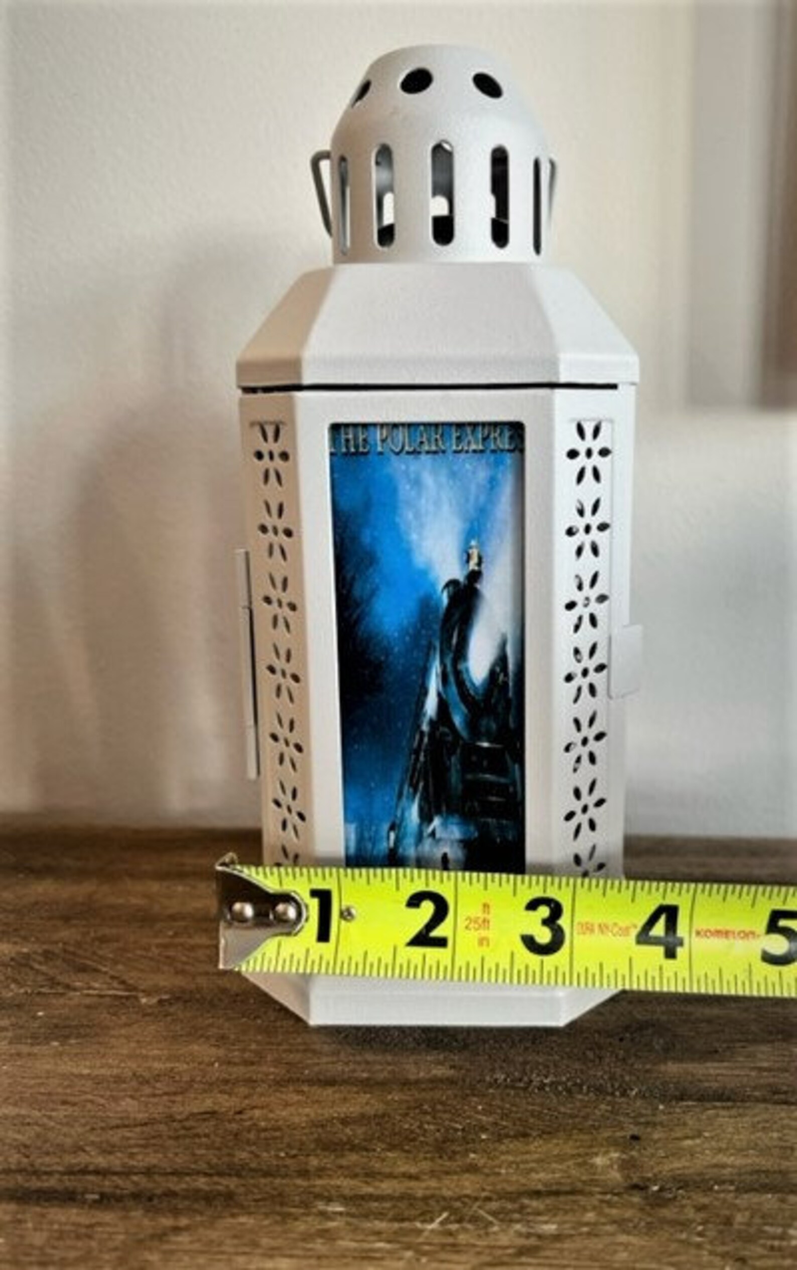 Polar Express Inspired Lantern Black or Light Gray - Etsy