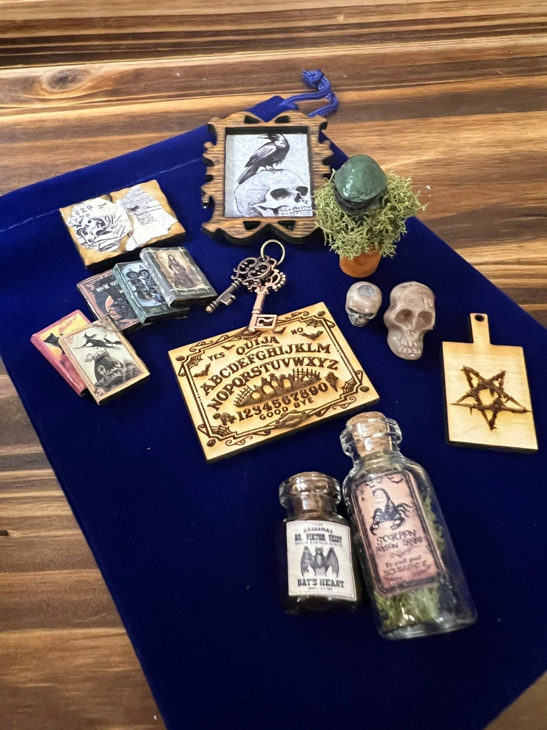 Gothic Haunted Miniature Set of 15 - Etsy