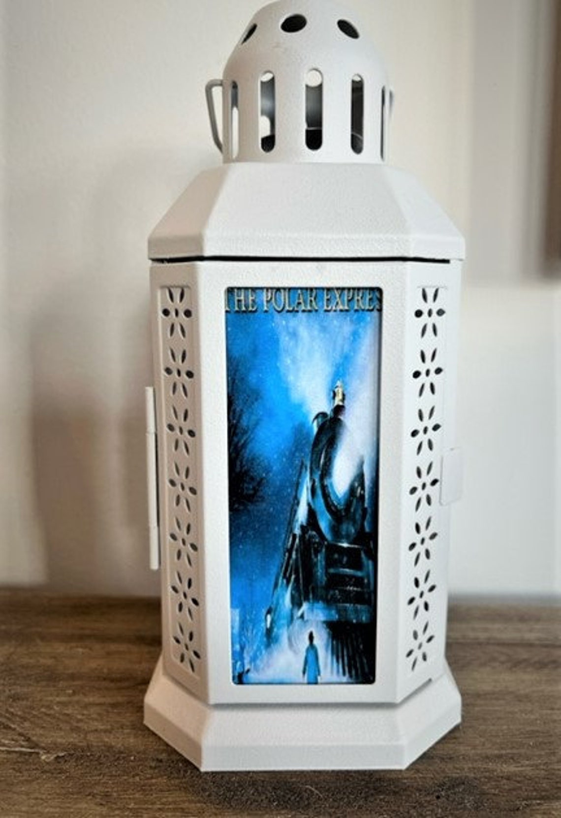 Polar Express Inspired Lantern Black or Light Gray - Etsy